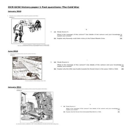 Cold war questions workbook | PDF