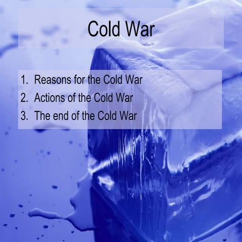 Cold war Part 1 | PPT