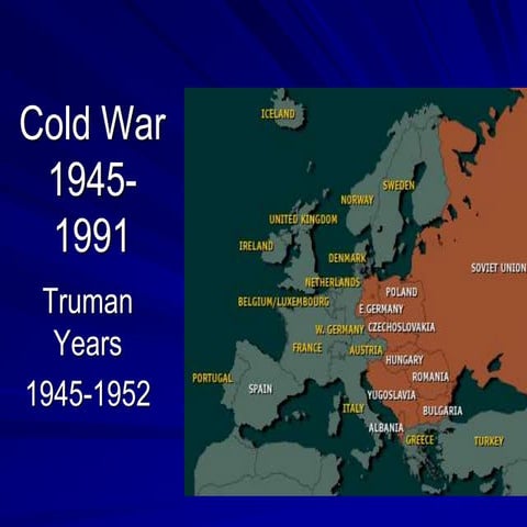 Cold War / Truman Years | PPTX