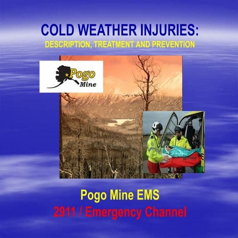 Cold weather injury training, U.S. Army Garrison West Point | PPTX