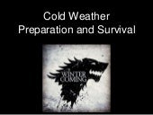 Cold weather-safety extensive power point | PPT
