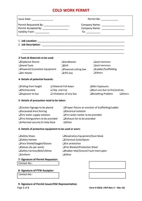 LIFTING WORK PERMIT Form # HSEQ - LWP Rev 2.docx
