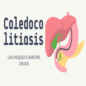 Coledocolitiasis | PDF