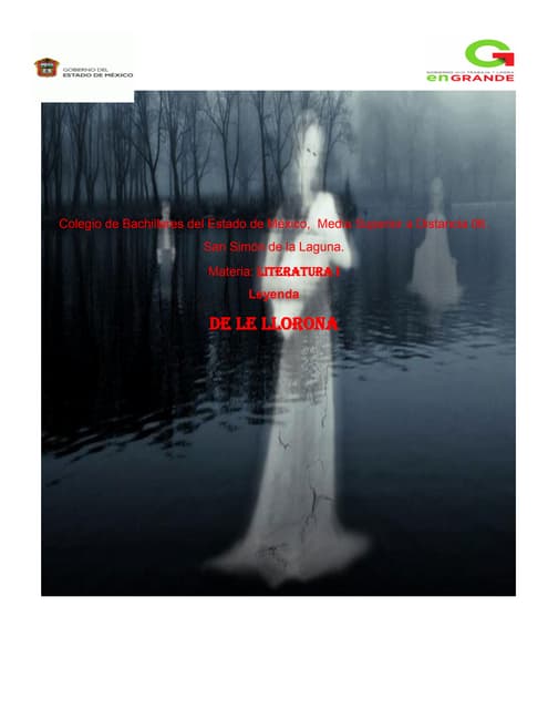 Hitorieta de leyenda LA LLORONA | PDF