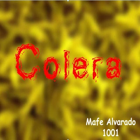 Colera | PPTX