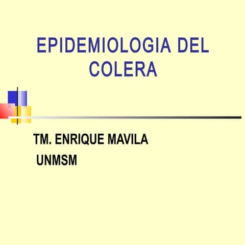 EL COLERA | PPT