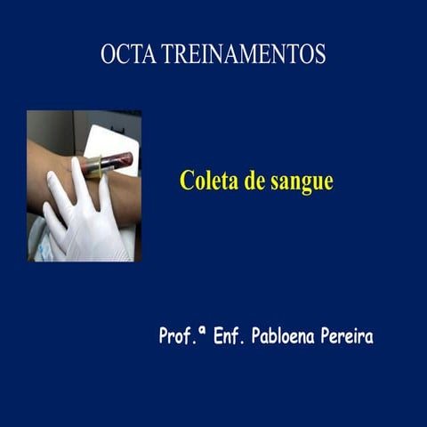 1. coleta de sangue | PDF