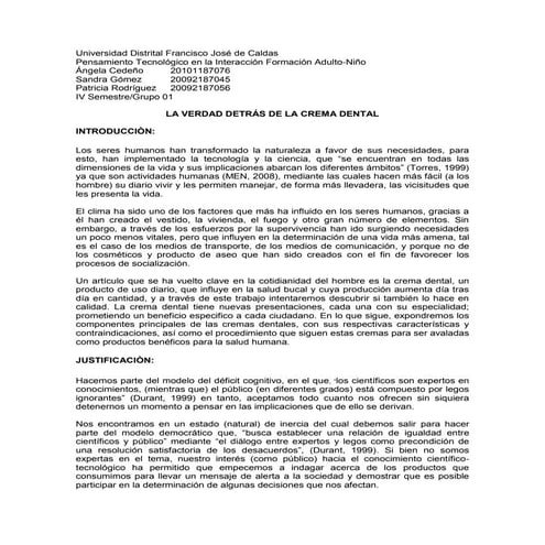 Análisis de anuncio publicitario colgate | PPTX