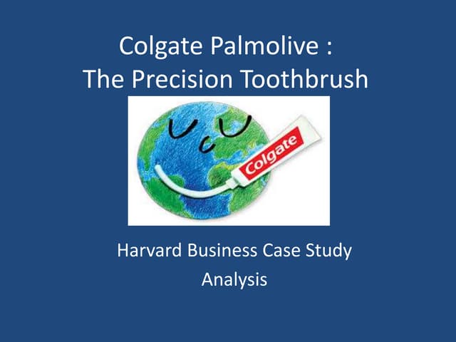 Colgate palmolive the precision toothbrush