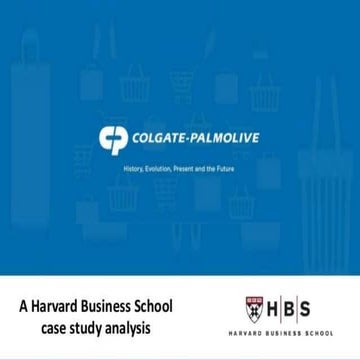 Colgate palmolive case study | PPTX