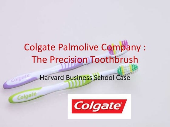 Colgate precision case study analysis | PPTX