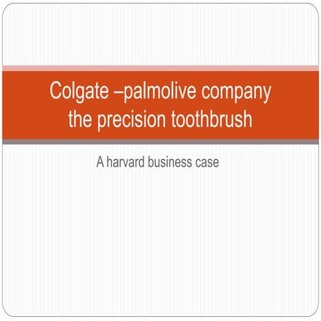 Colgate –palmolive company | PPT