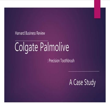 Case study Colgate-Palmolive Company | PPTX
