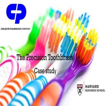 Colgate palmolive the precision toothbrush | PPT