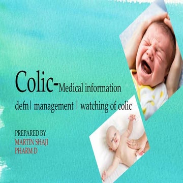 Colic -medical information |management | diagnosis | a brief study ...