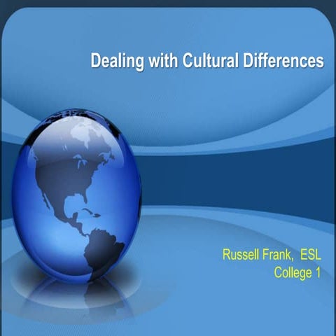 Coll1 ppt1 cultural.differences | PPT