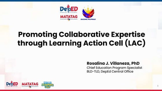 National Learning Camp - Learning action Cell | PPTX