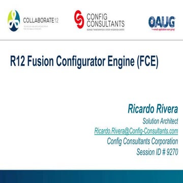 Collaborate12 Fce | PPT