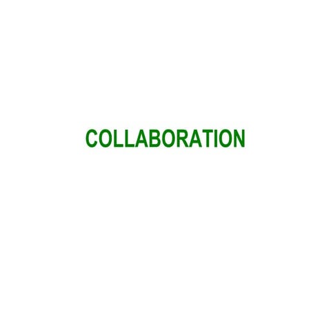 Collaboration 2013 final | PPT