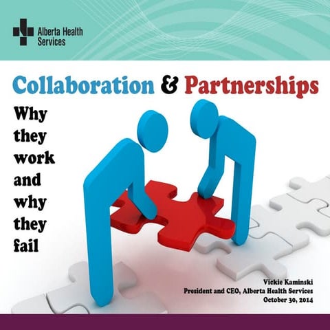 Collaboration and partnerships why they work and why they fail | PPT