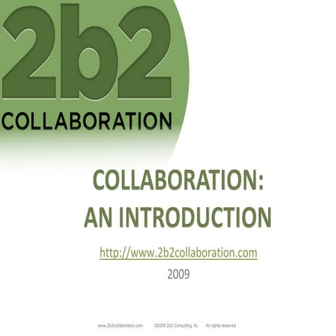 Collaboration An Introduction | PPT