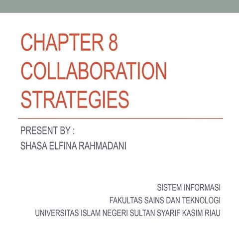 Collaboration strategies | PPTX