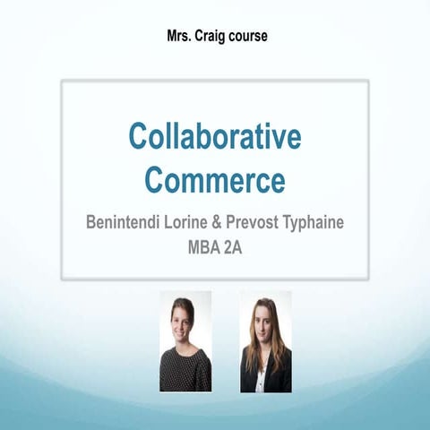 Collaborative Commerce | PPTX