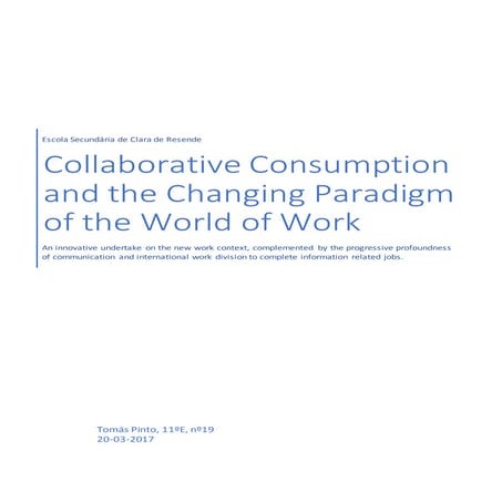 Collaborative Consumption | DOCX