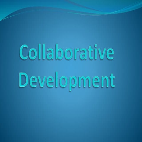 Collaborative Development | PPT