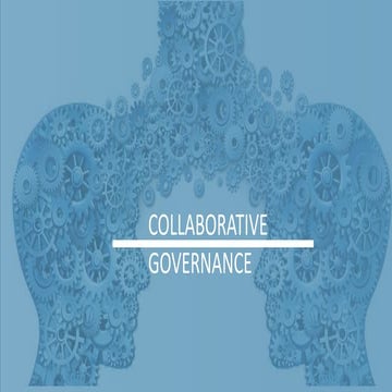Collaborative governance | PPTX