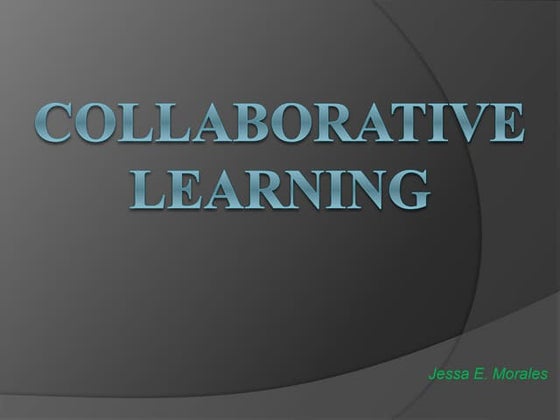 Cooperative learning slide presentation | PPT
