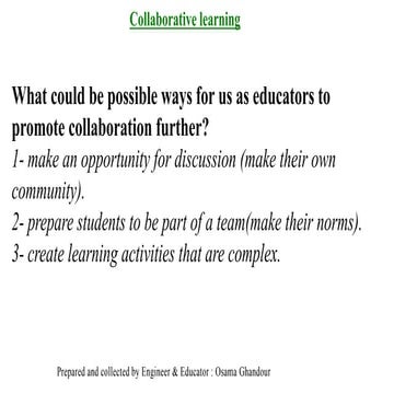 Collaborative learning | PPT