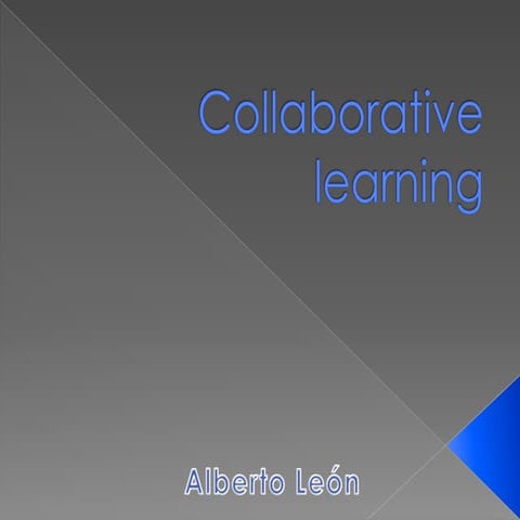Collaborative learning | PPTX