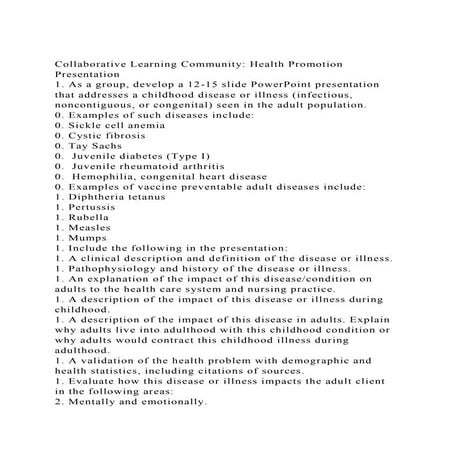 Collaborative Learning Community Health Promotion Presentation1.docx