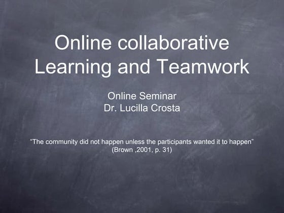Collaborative Social Learning | PPT