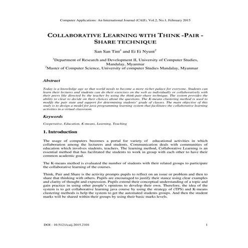 Collaborative Concept Mapping Models3rd Cmc Ta
