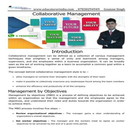 Collaborative management | PDF