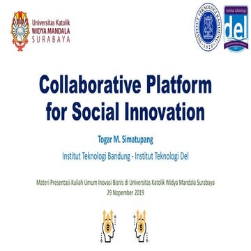 Collaborative Platform for Social Innovation | PPT