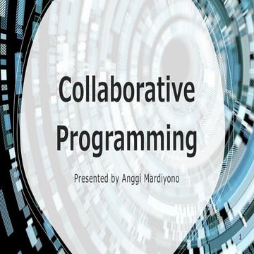 Collaborative programming | PDF