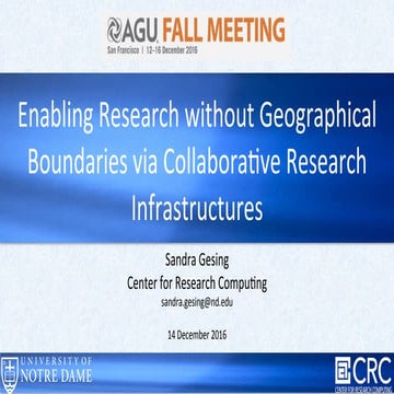 Panel: The Global Research Platform: An Overview | PDF