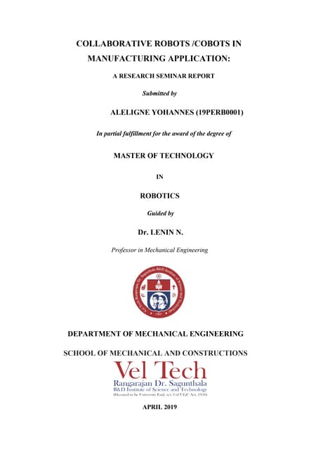 Collaborative Robots 101: The Anatomy of a Cobot | PDF | Robotics | Technology & Computing