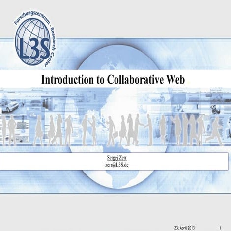 Collaborative search intro 2013 | PPT
