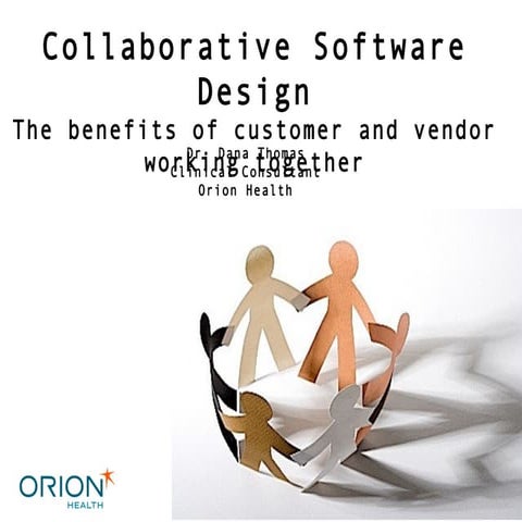 Collaborative Software Design - The Benefits of Customer and Vendor ...