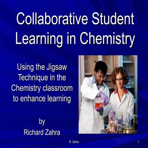 Collaborative student learning in chemistry | PPT