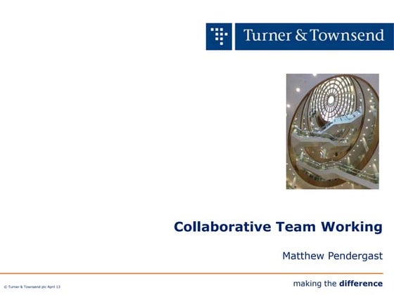 The basics of teamwork and collaboration wbt | PPTX