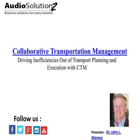 Collaborative Transportation Management (CTM) | PPTX