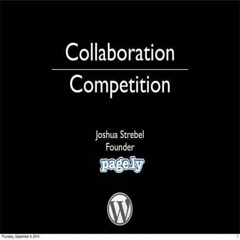 Collaboration over competition | PDF