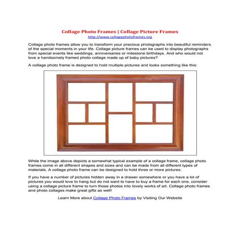 Collage Photo Frames | PDF