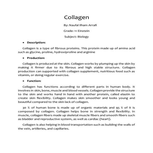 Collagen | PDF