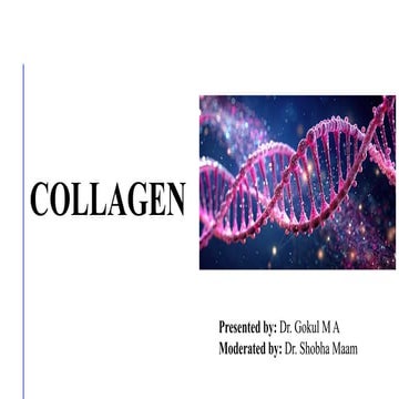 Collagen in periodontics and medical prac | PPTX